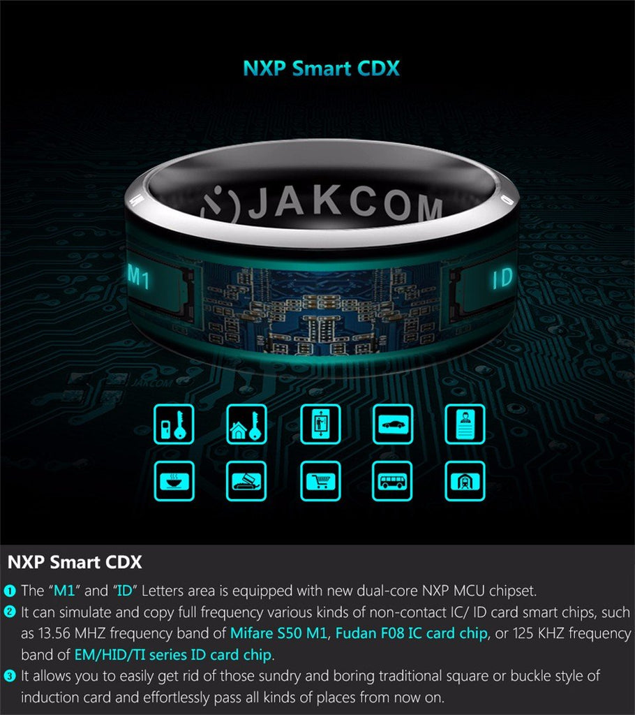 Jakcom R3 - R3F Smart Ring (iOS, Android, Windows, NFC) – Purple Cultures