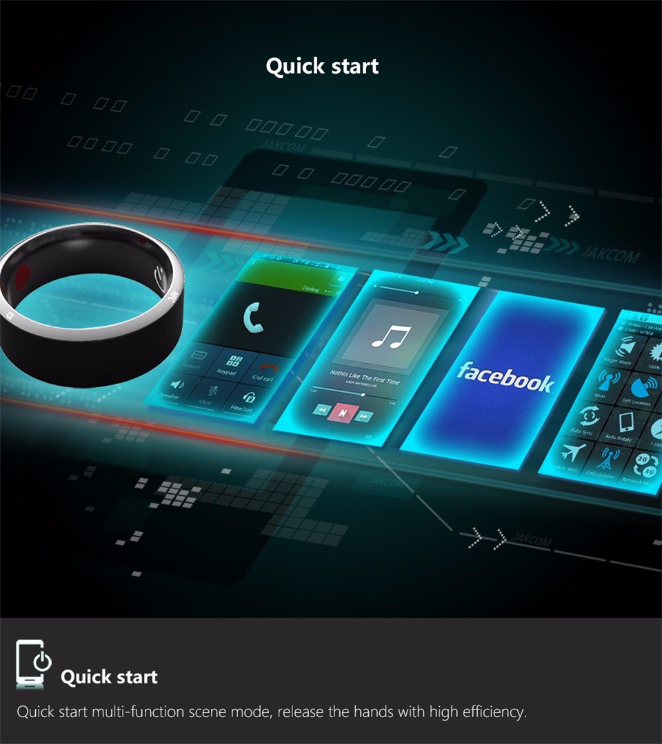 Jakcom R3 - R3F Smart Ring (iOS, Android, Windows, NFC) – Purple Cultures